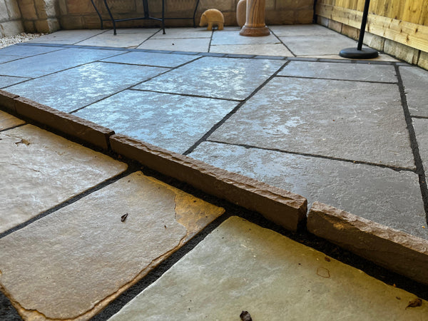 Raj Riven Sandstone Edging – For Borders or Thin Coping – Bridge Street ...