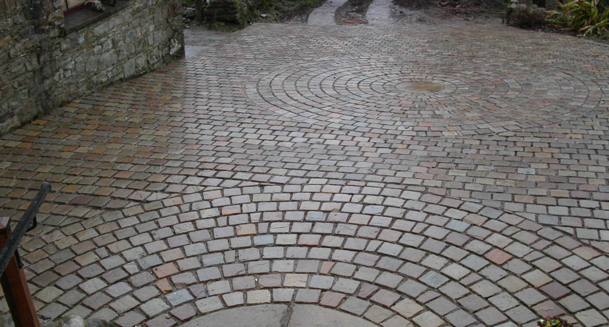 Brown/Raj Indian Sandstone Setts | Buy Online